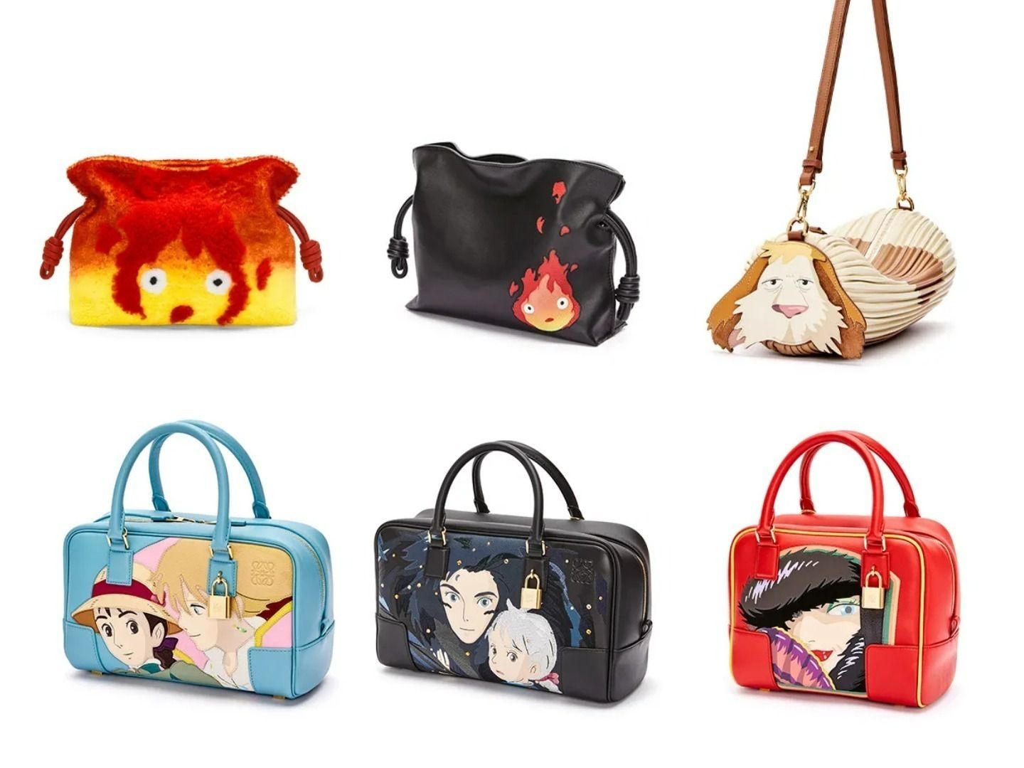 LOEWE x霍爾的移動城堡聯名價格販售日曝光！霍爾耳環、卡西法包包想全部珍藏～ ｜ POPO筆記