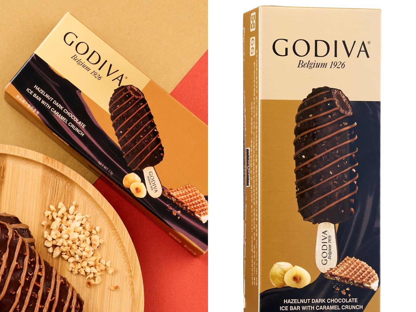 快衝小七掃貨！GODIVA冰棒新品「焦糖脆粒榛子黑巧克力、杏仁黑巧克力血橙」流心雪糕超欠吃！ ｜ POPO筆記