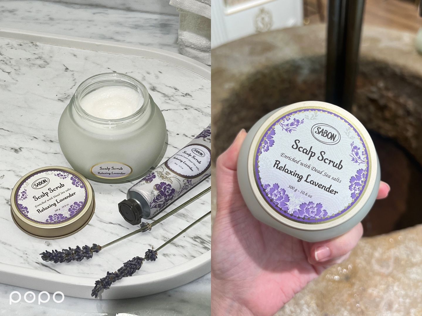2023頭皮護理推薦！SABON磨砂膏全新篇章「死海鹽頭皮磨砂膏」誕生，薄荷、薰衣草、天竺葵3款芳療香氣一次擁有！ ｜ POPO筆記